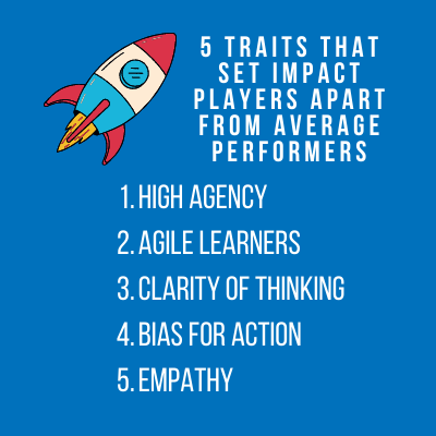 5 Traits That Set Impact Players Apart From Average Performers | Game ...